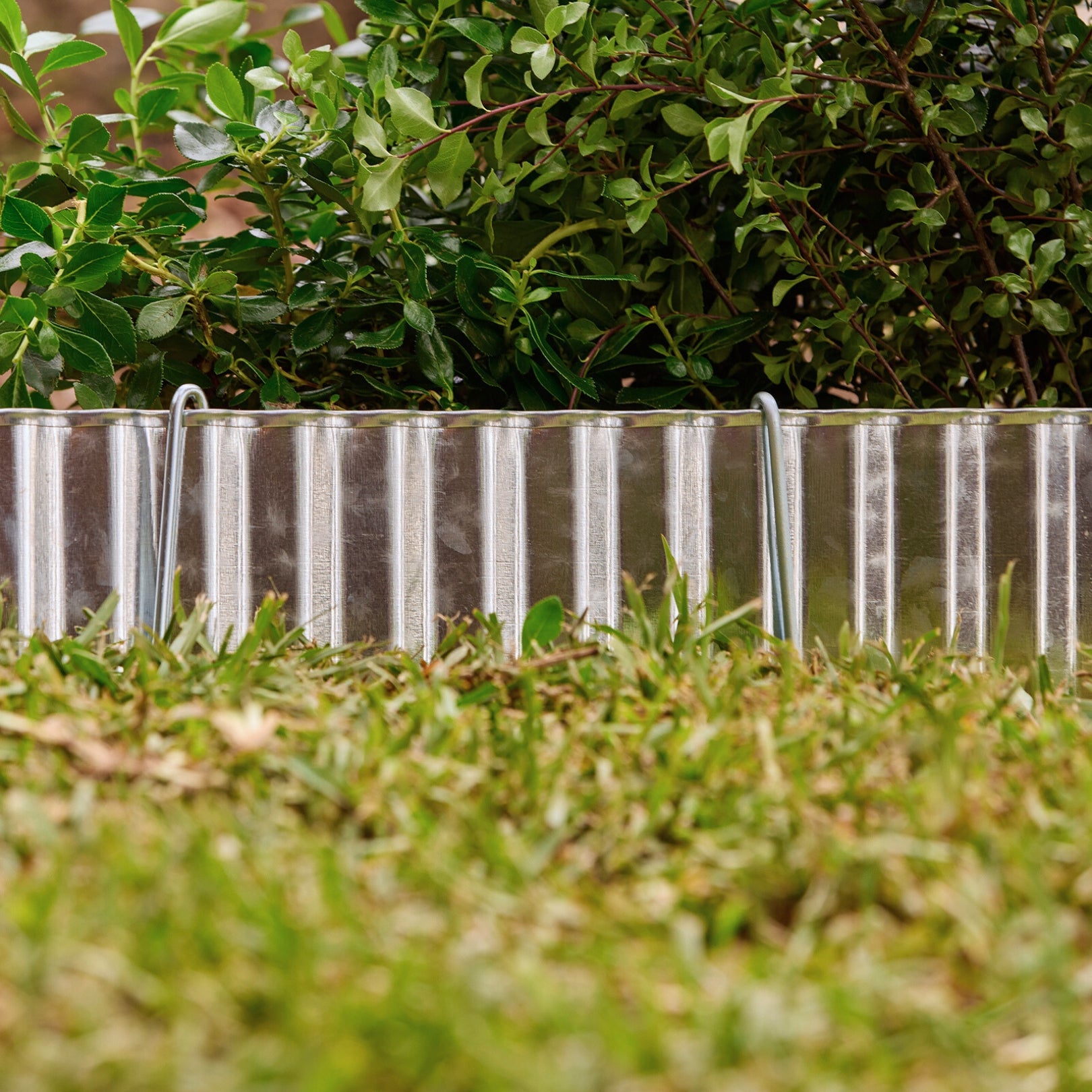 Galvanised Corrugated Metal Edging – Tuscan Path